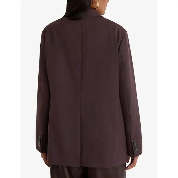 REISS Sandor Single-breasted Stretch-twill Blazer
