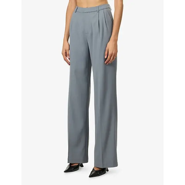 Huishan Zhang Lucian Wide-leg Wool Trousers