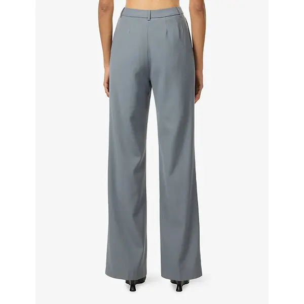 Huishan Zhang Lucian Wide-leg Wool Trousers