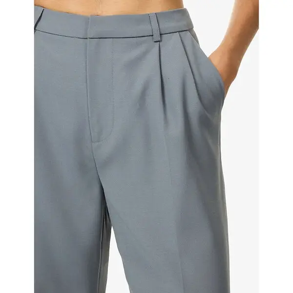 Huishan Zhang Lucian Wide-leg Wool Trousers
