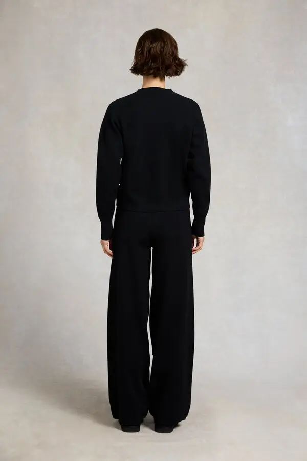 Holland Cooper Maria Knitted Wide Leg Pant 's