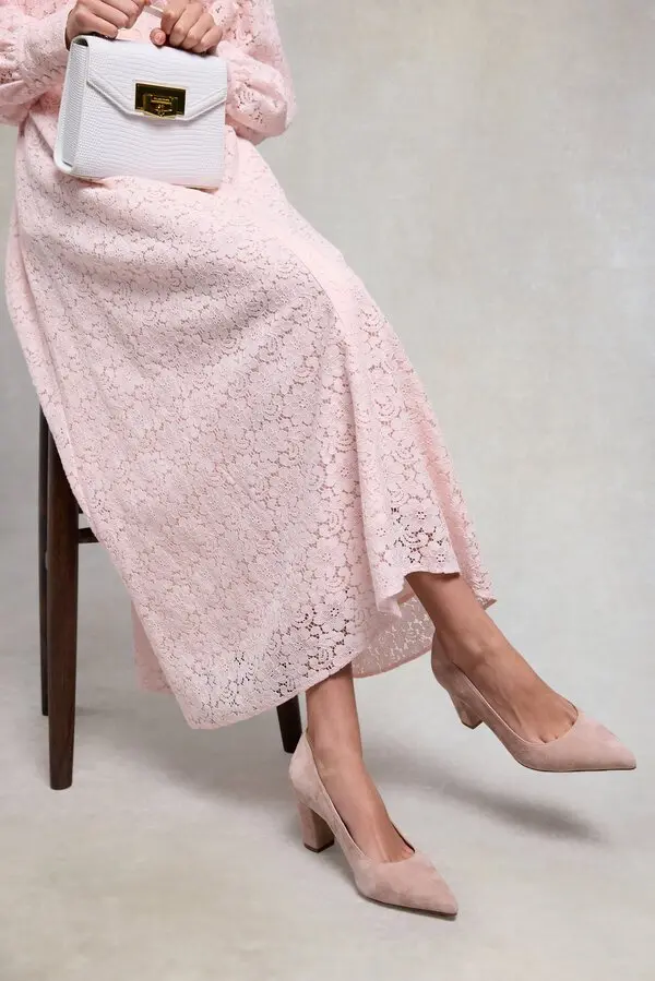 Holland Cooper Mayfair Court Shoe Suede 's