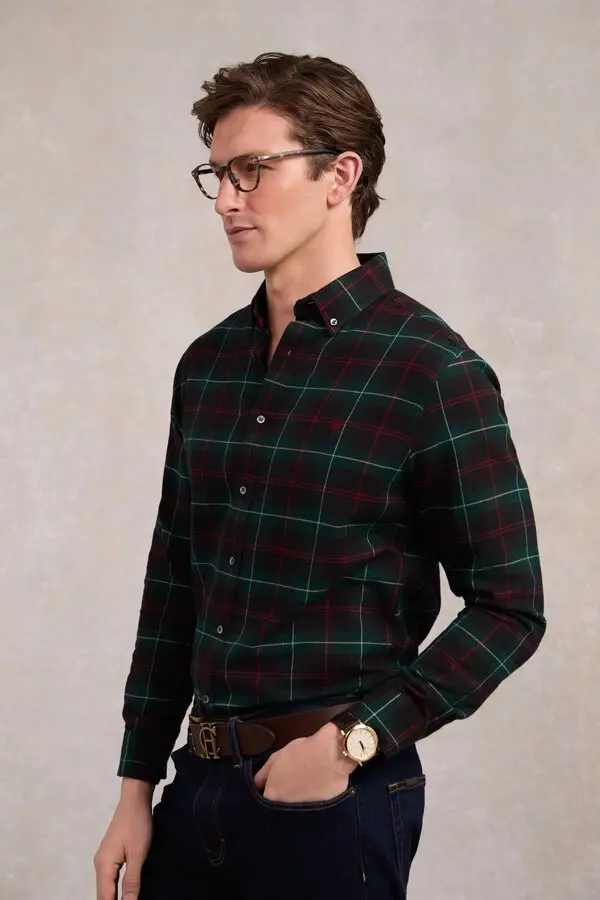 Holland Cooper S Classic Fit Brushed Cotton Shirt 's