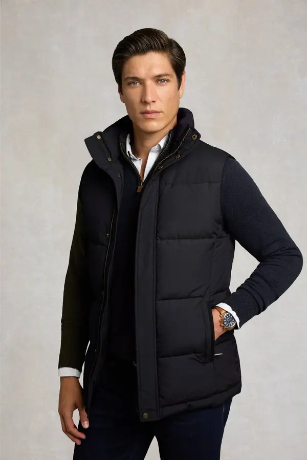 Holland Cooper Lark Padded Gilet Deep Navy