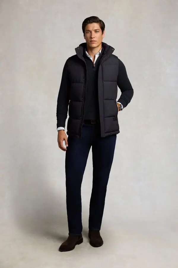 Holland Cooper Lark Padded Gilet Deep Navy