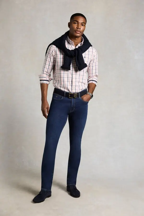 Holland Cooper S Relaxed Fit Button Down Shirt Bourton Check 's