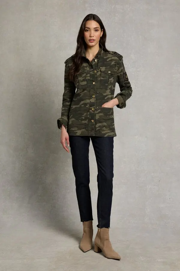 Holland Cooper Premium Artillery Jacket Washed 's