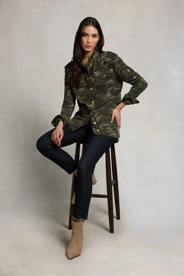 Holland Cooper Premium Artillery Jacket Washed 's