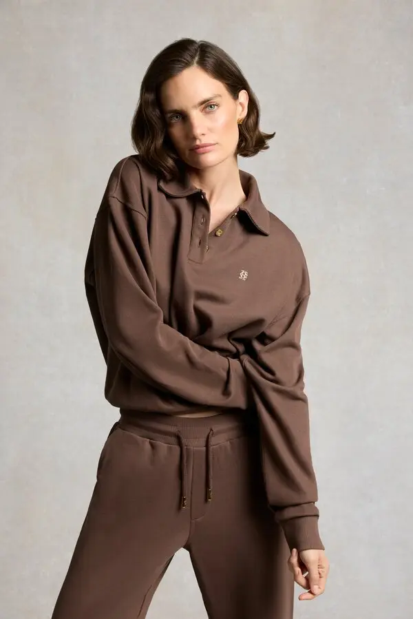 Holland Cooper Barton Quarter Neck Sweat