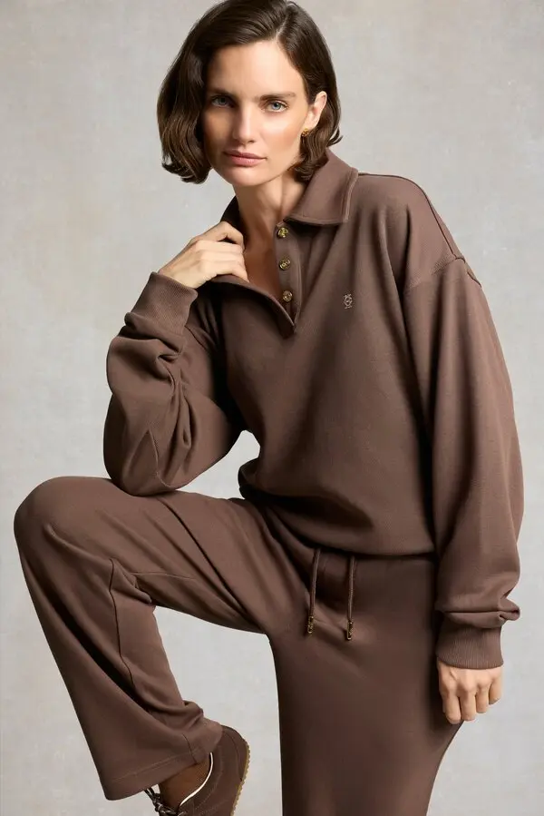 Holland Cooper Barton Quarter Neck Sweat
