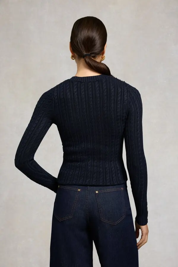 Holland Cooper Seattle Cable Crew Knit 's