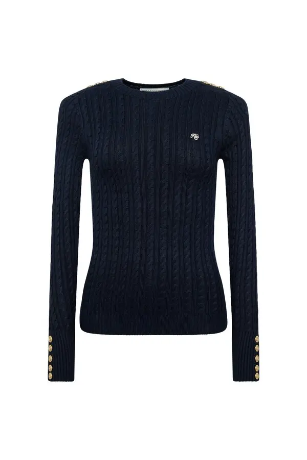 Holland Cooper Seattle Cable Crew Knit 's