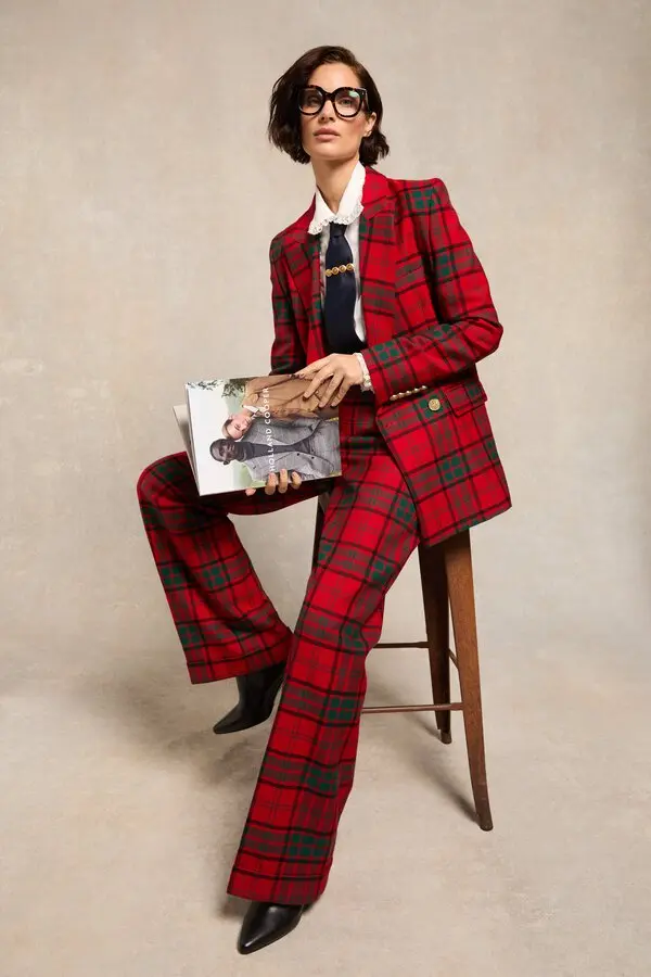 Holland Cooper Belgravia Blazer Tartan 's