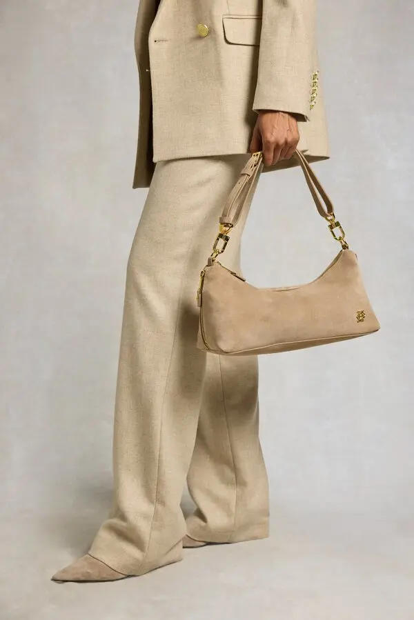 Holland Cooper Slouch Shoulder Bag Suede 's