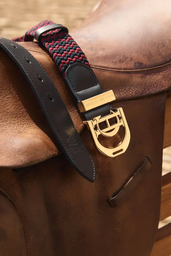 Holland Cooper Stirrup Heritage Belt Oxblood 's 6-8 's