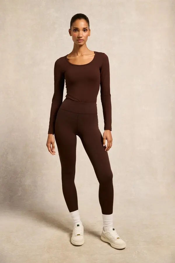 Holland Cooper Supersoft Contour Legging 's - Walnut