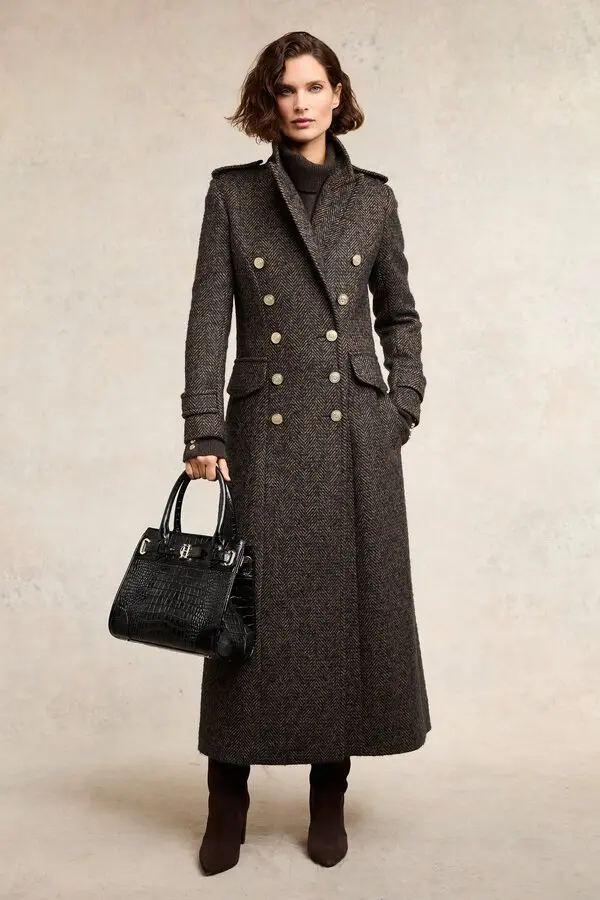 Holland Cooper The Great Coat Herringbone 's