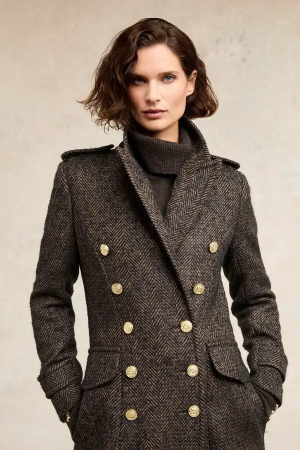 Holland Cooper The Great Coat Herringbone 's