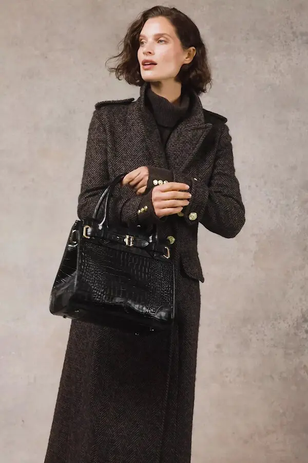 Holland Cooper The Great Coat Herringbone 's