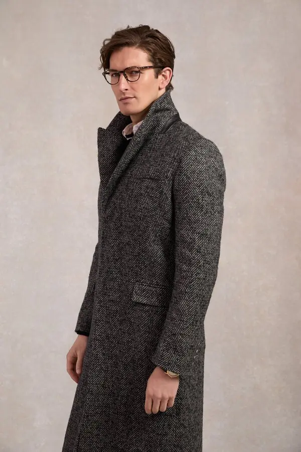Holland Cooper The Fairford Coat Herringbone 's