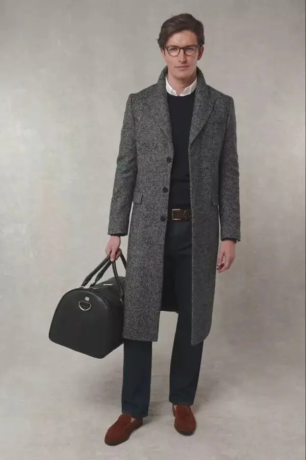 Holland Cooper The Fairford Coat Herringbone 's