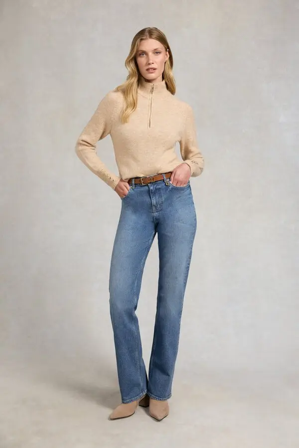 Holland Cooper Tori Quarter Zip Knit 's