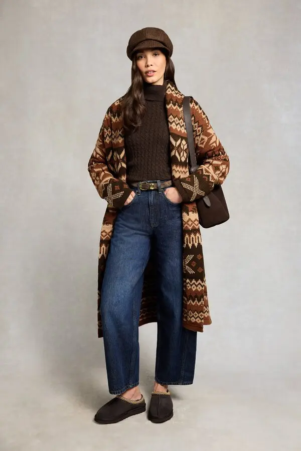 Holland Cooper Ultra Low Shearling Mule
