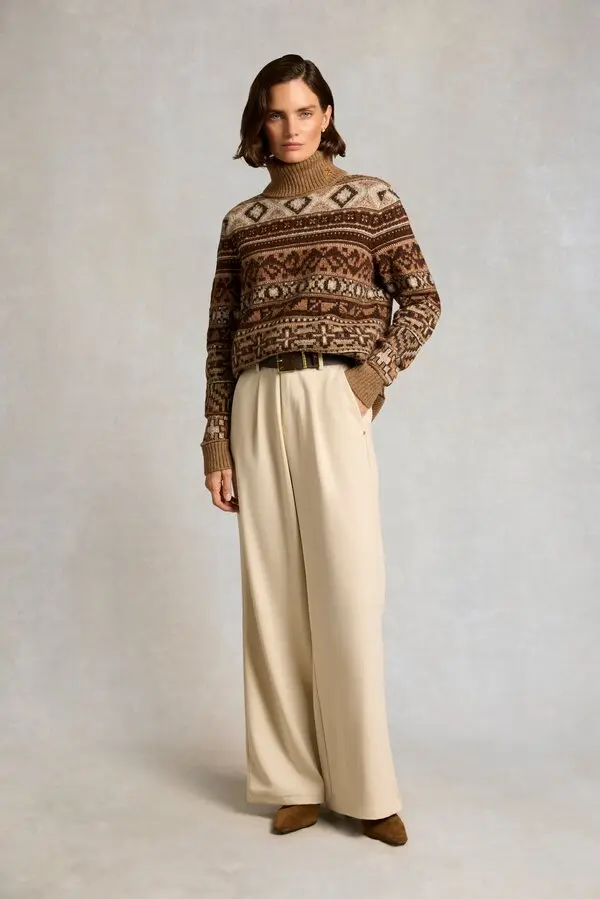 Holland Cooper Vostock Roll Neck Knit Fairisle 's