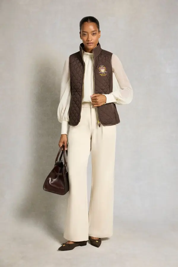 Holland Cooper Boughton Diamond Quilt Gilet