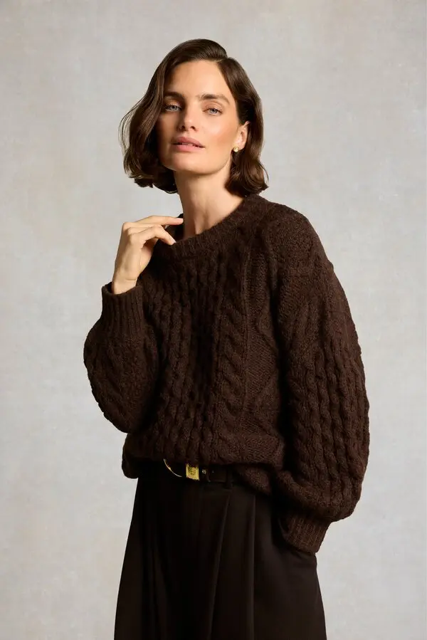 Holland Cooper Buxton Crew Neck Knit 's