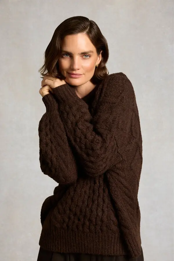 Holland Cooper Buxton Crew Neck Knit 's