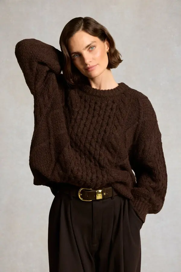 Holland Cooper Buxton Crew Neck Knit 's