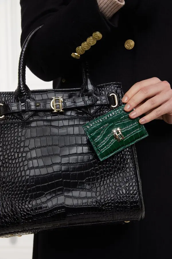 Holland Cooper Chelsea Card Holder Croc 's
