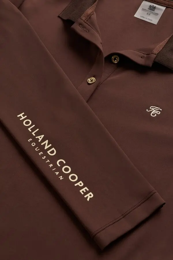 Holland Cooper Chiltern Long Sleeve Polo Shirt 's