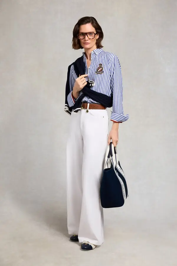 Holland Cooper Classic Button Down Shirt Stripe 's
