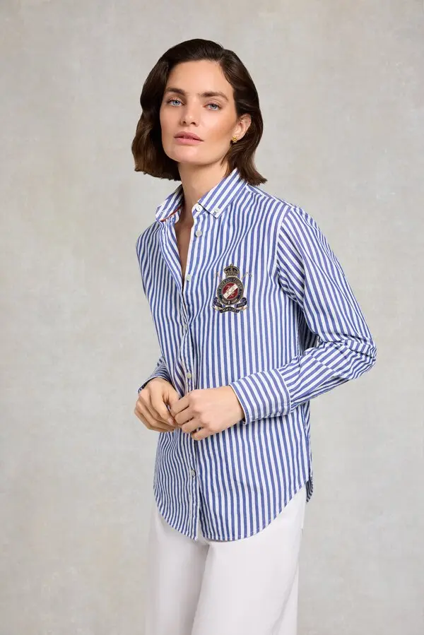 Holland Cooper Classic Button Down Shirt Stripe 's
