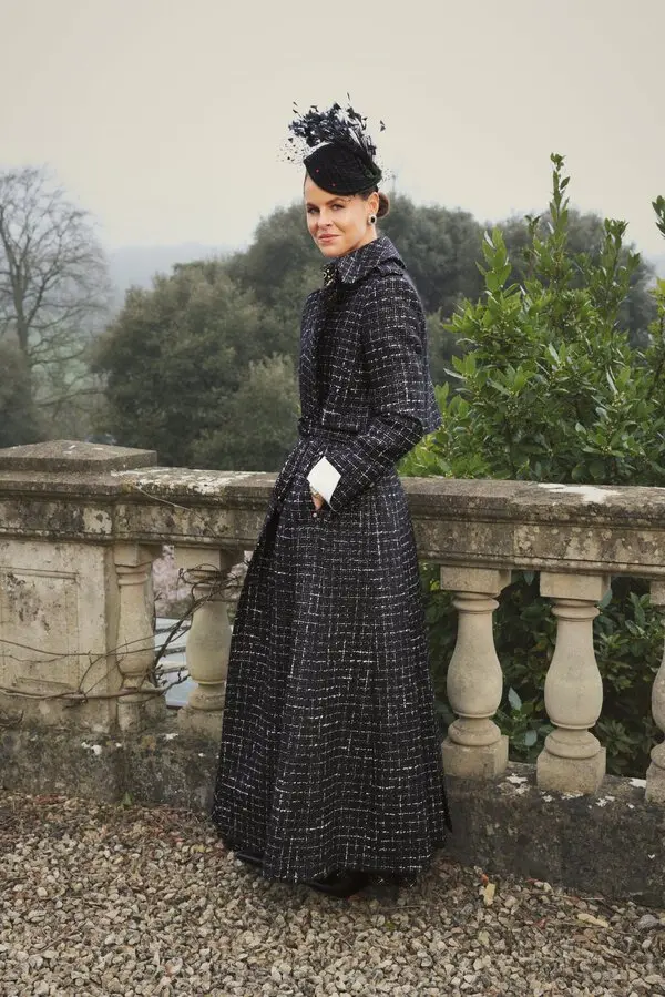 Holland Cooper 360 Maxi Tweed Circle Skirt & Silver Couture Tweed 's