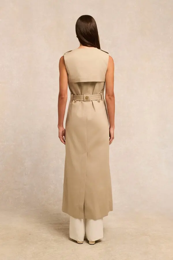 Holland Cooper Collarless Trench Gilet French 's