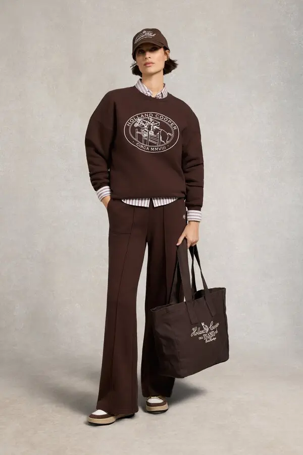 Holland Cooper Collegiate Wide Leg Jogger 's