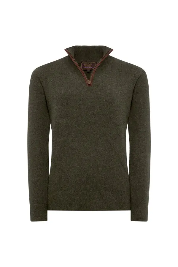 Holland Cooper Country Quarter Zip Knit Marl 's