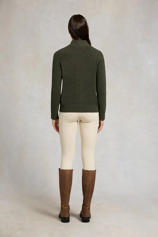 Holland Cooper Country Quarter Zip Knit Marl 's