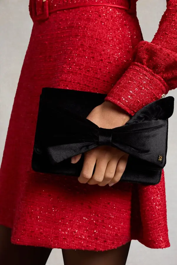 Holland Cooper Crawford Clutch Velvet 's