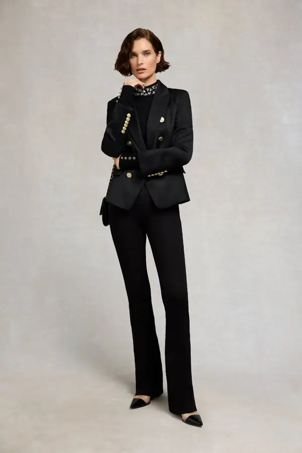 Holland Cooper Crystal High Neck Knit