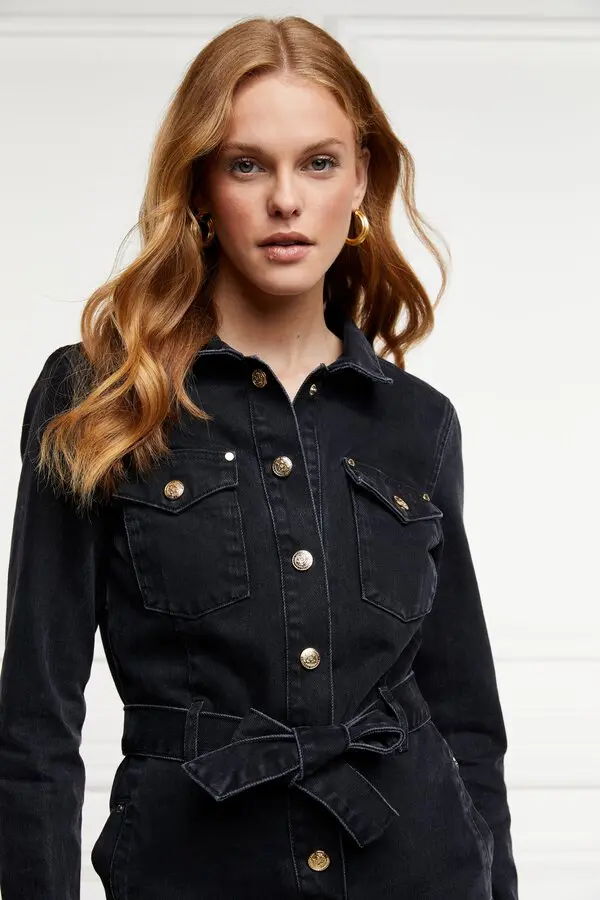 Holland Cooper Denim Jumpsuit Washed 's