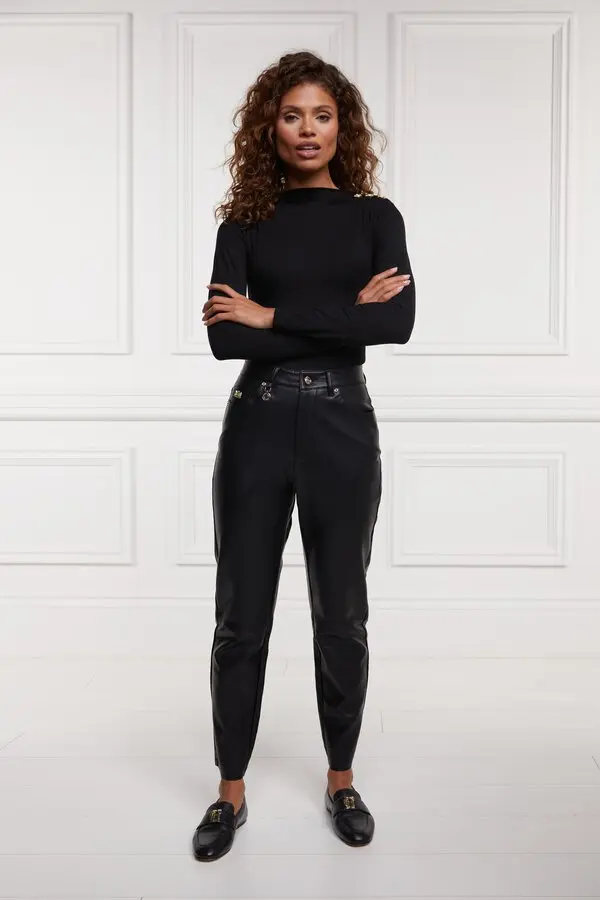 Holland Cooper Dunwick Faux Leather Pant 's