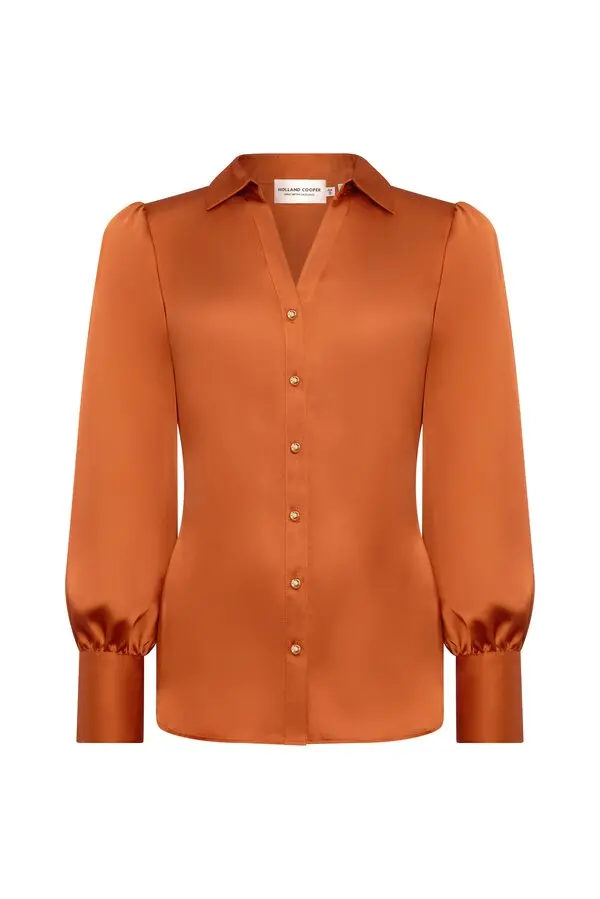 Holland Cooper Annie V-neck Shirt