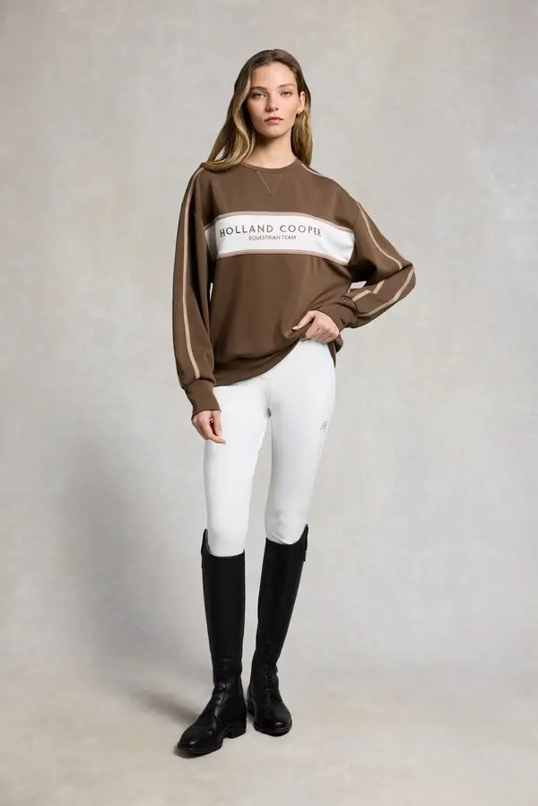 Holland Cooper Equestrian Crew Neck Sweat 's