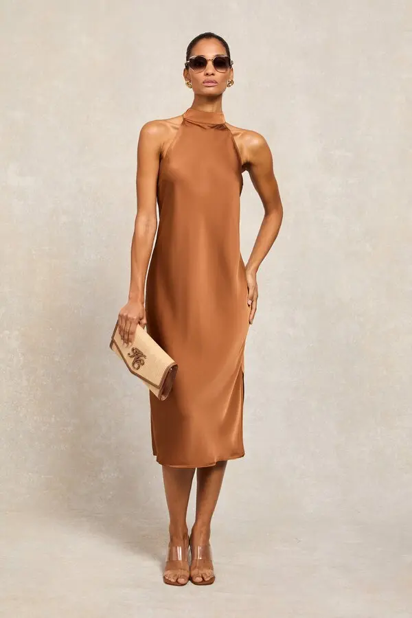 Holland Cooper Florence Satin Dress
