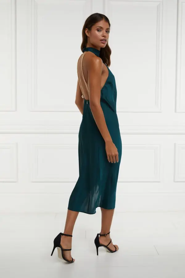Holland Cooper Florence Satin Dress 's