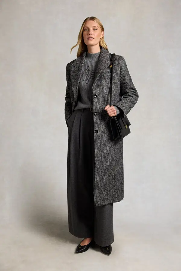 Holland Cooper Appleton High Neck Knit Slate